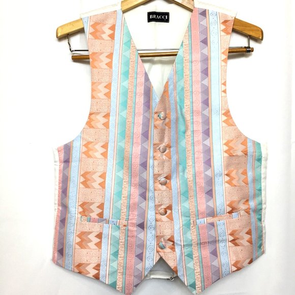 Bracci | Jackets & Coats | 8s Bracci Southwestern Formal Vest Vtg ...